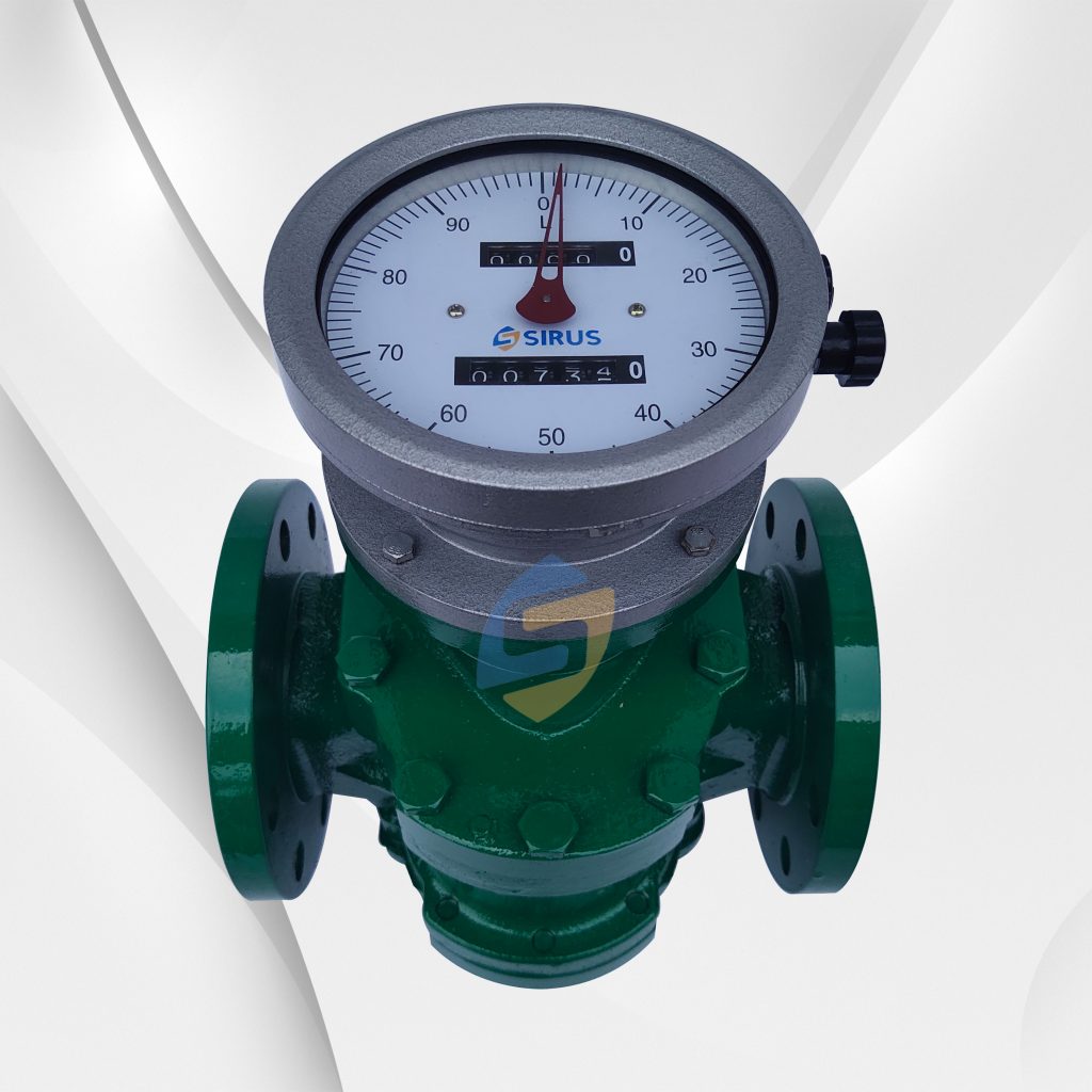 Oval Gear Flow Meter SIRUS - DN80 - 3 Inch Maximum Temperature 100 Deg ...